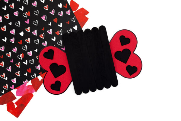 Popsicle Stick Love Bug Craft (Free Template) - Fireflies and Mud Pies