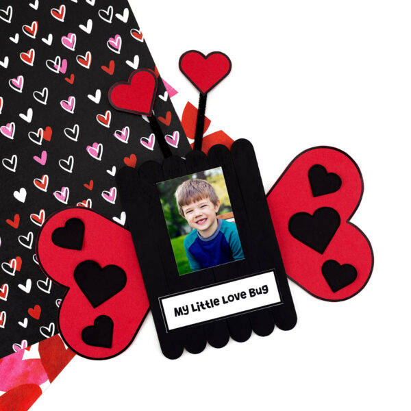Popsicle Stick Love Bug Craft (Free Template) - Fireflies and Mud Pies