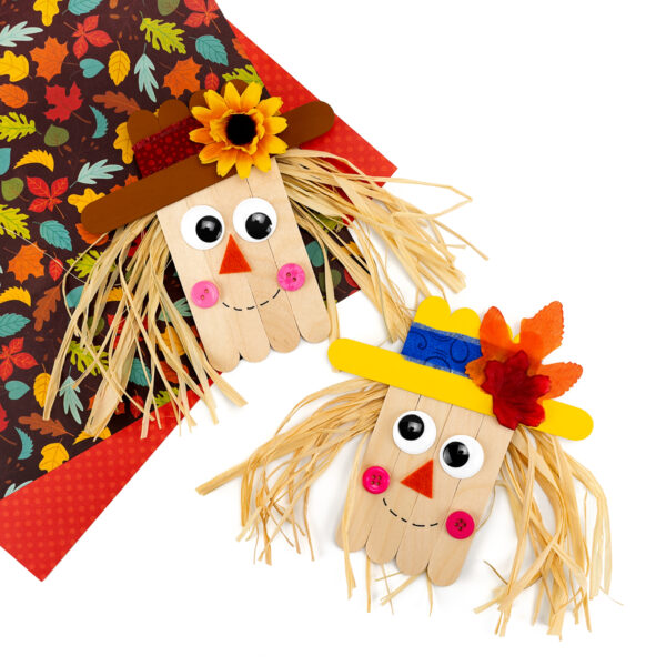 Popsicle Stick Scarecrow Craft - Fireflies and Mud Pies