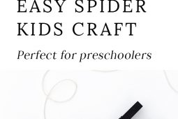 Mason Jar Lid Spider Craft