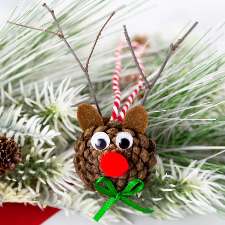 Pine Cone Reindeer - Fireflies and Mud Pies