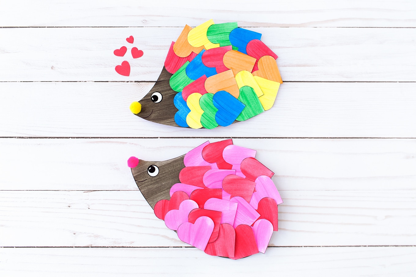 How To Make The Sweetest Heart Hedgehog Craft For Kids