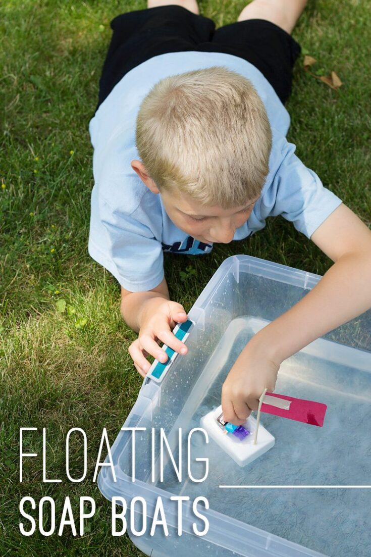 Floating Soap Boats: Easy Summer Fun - Fireflies and Mud Pies